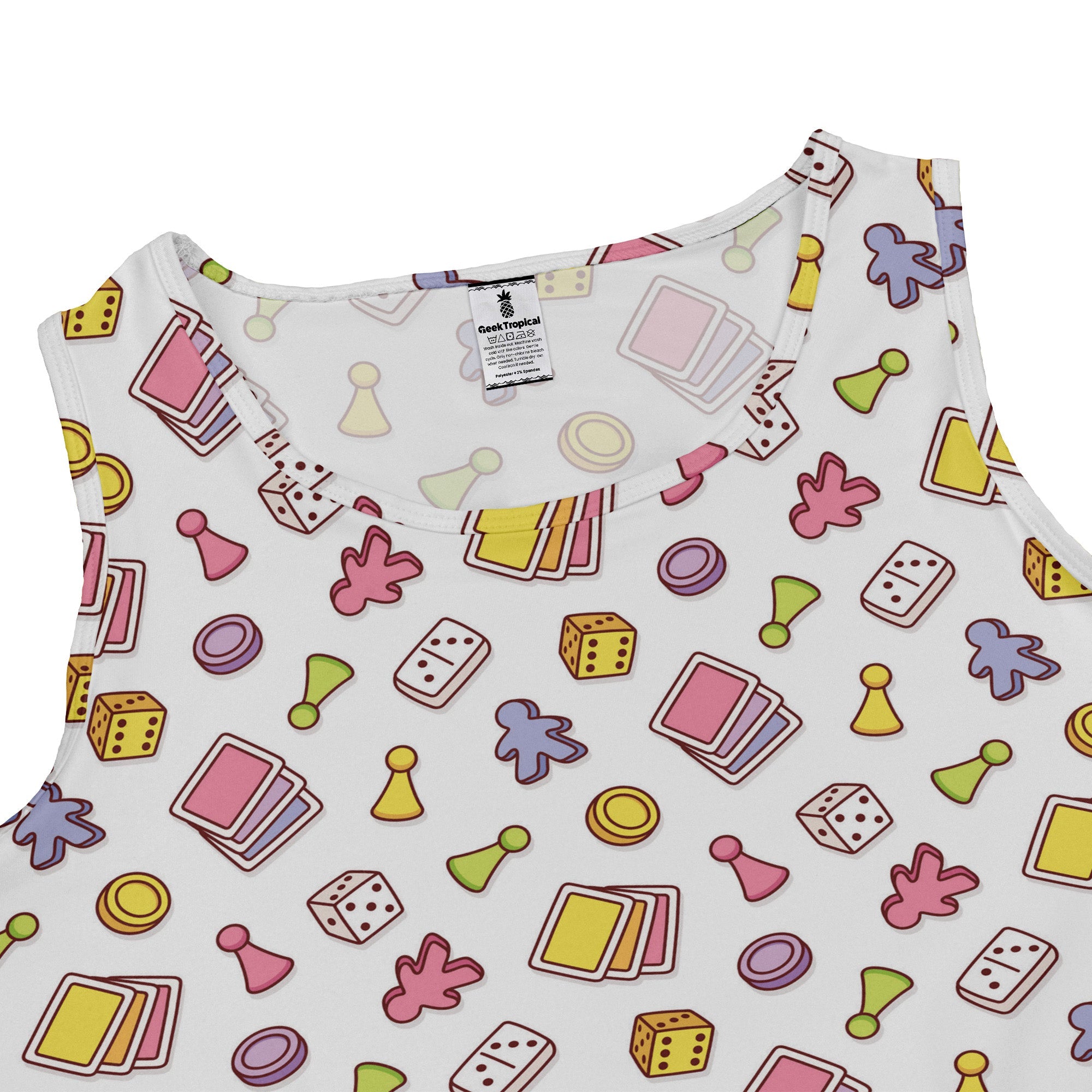 Board Game Objects Meeples White Dress | Geek Tropical