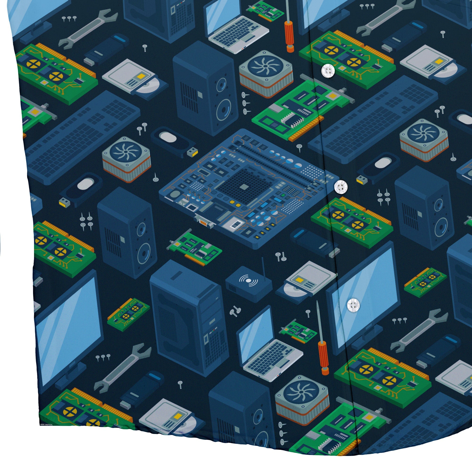 Geek Tropical: Cool Nerdy Hawaiian Shirts & Geek Button Up Shirts