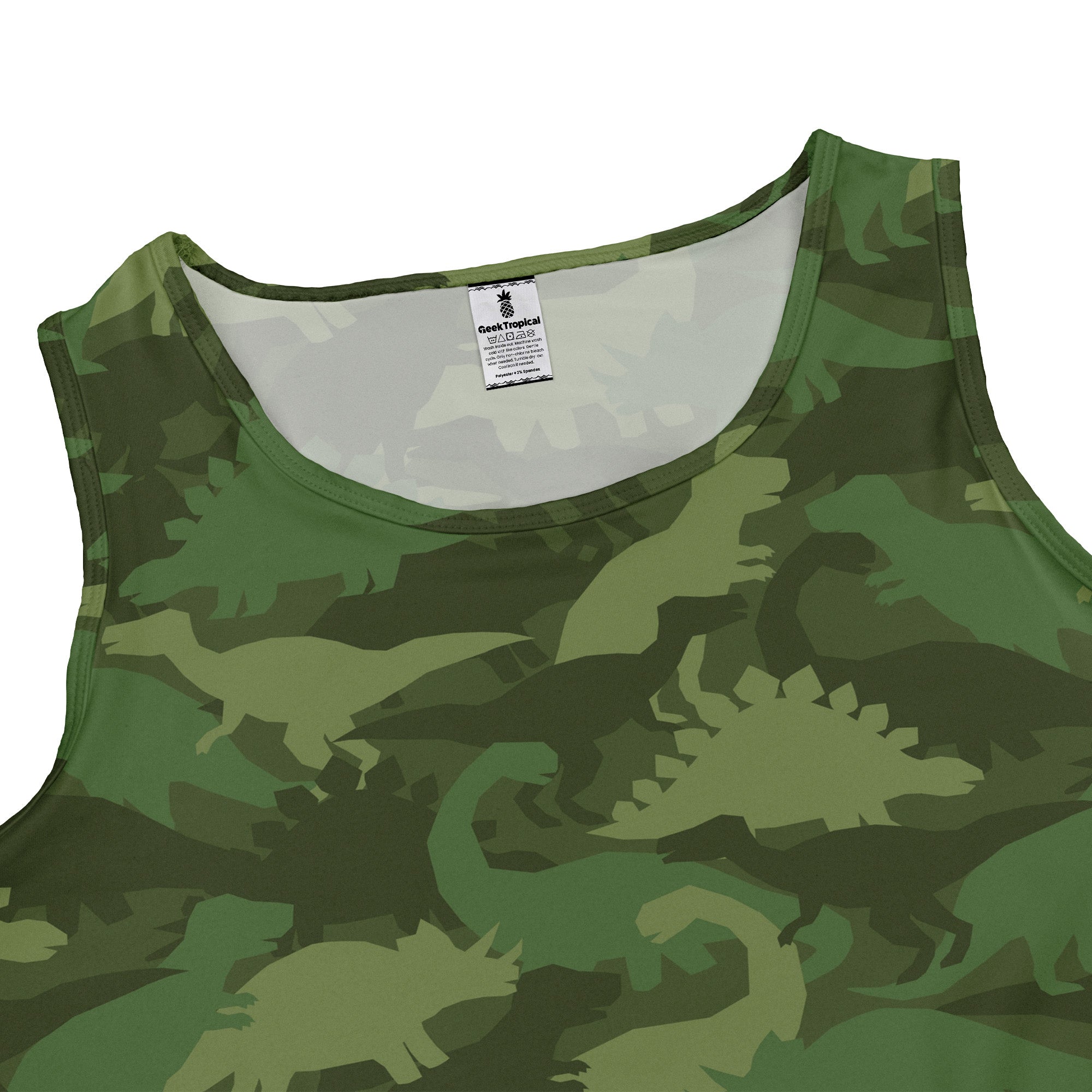 Dinosaur Khaki Army Dinosaur Green Dress | Geek Tropical