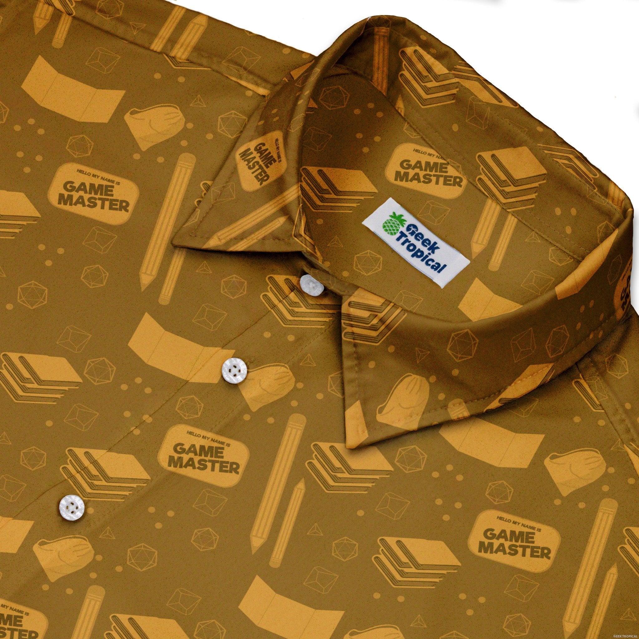 Dnd Dungeon Master Button Up Shirt | Geek Tropical