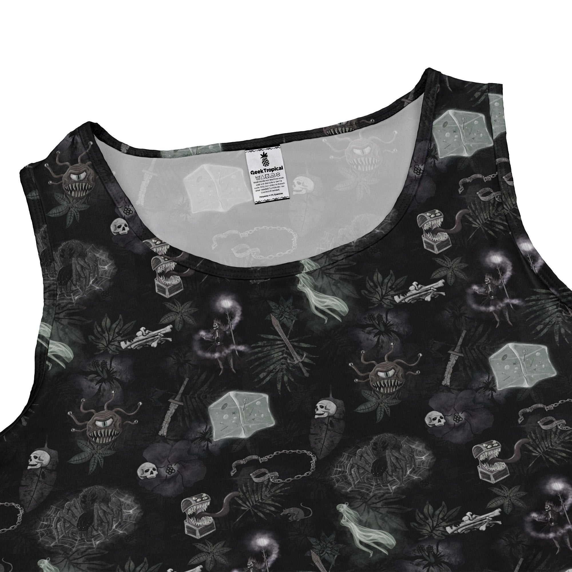 Dnd Dungeon Monsters Midnight Dress | Geek Tropical