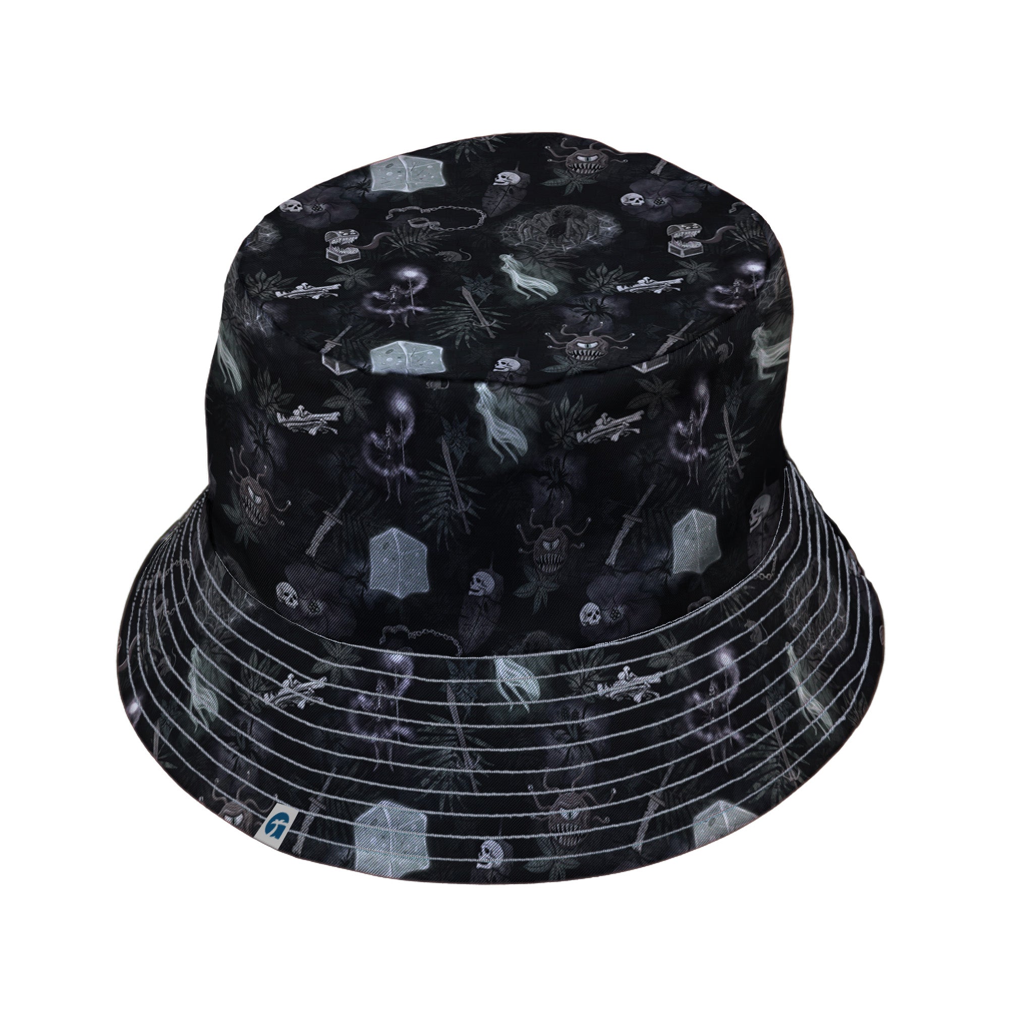 Dnd Dungeon Monsters Midnight Bucket Hat | Geek Tropical