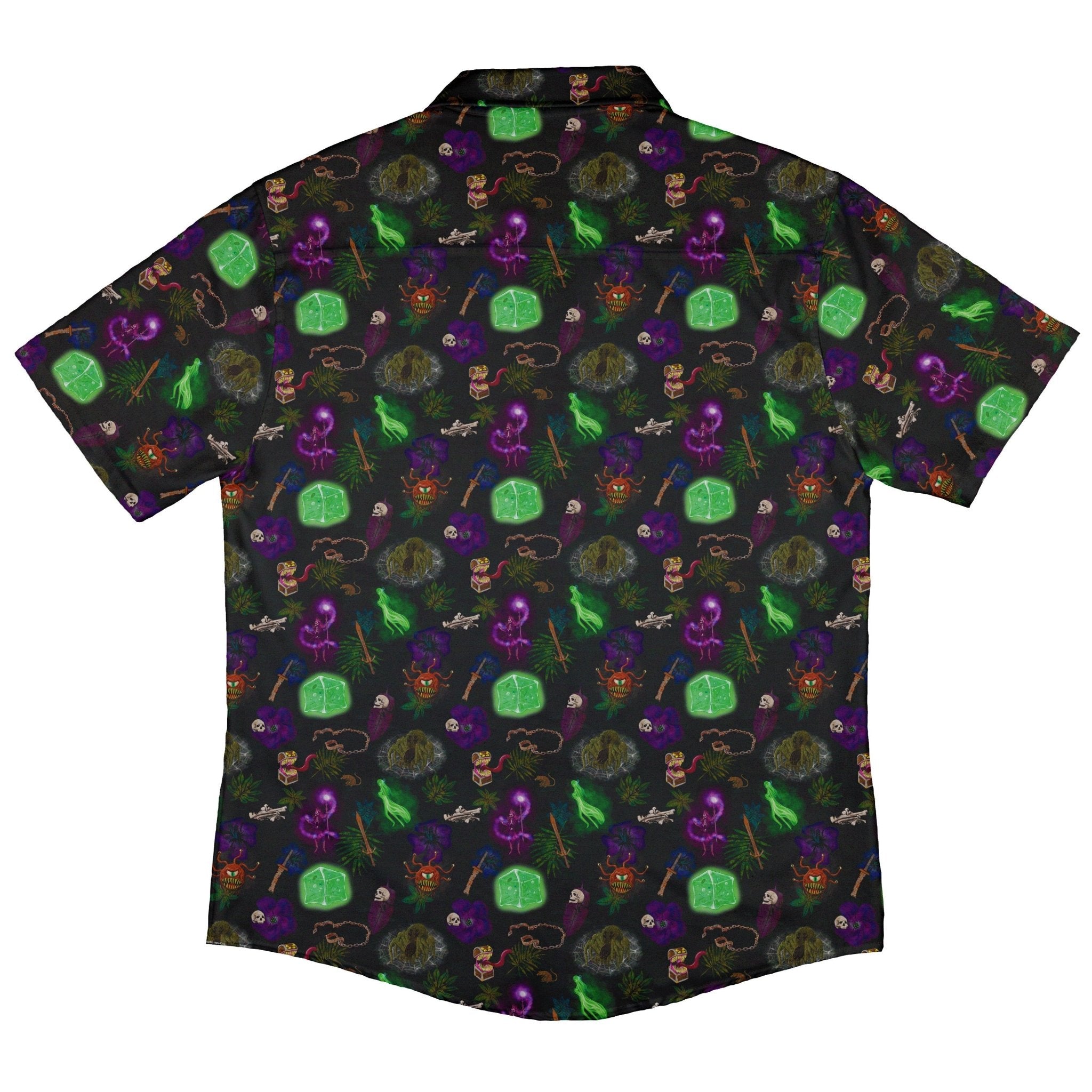 Dnd Dungeon Monsters Button Up Shirt | Geek Tropical