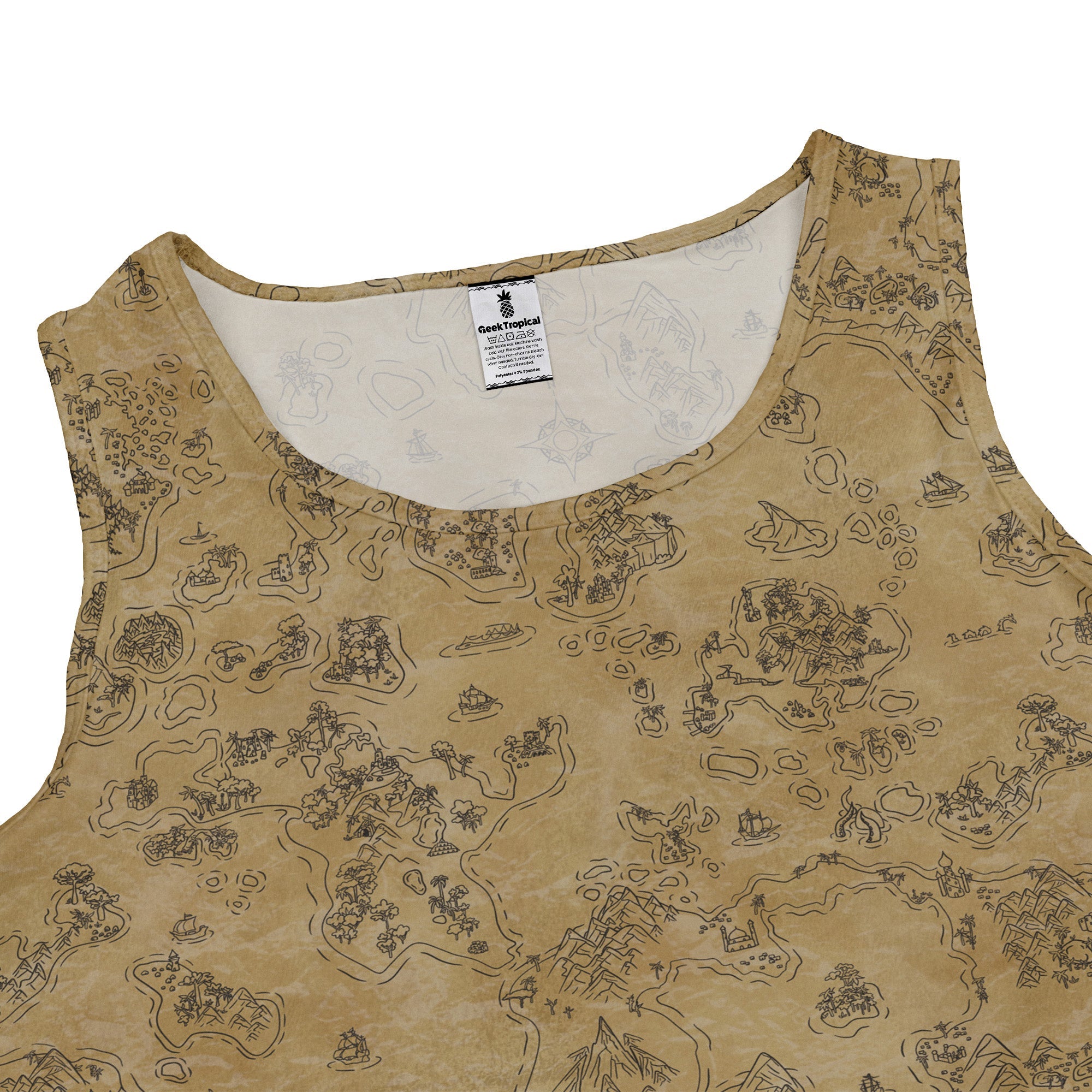Fantasy Paper World Map Dnd Dress | Geek Tropical