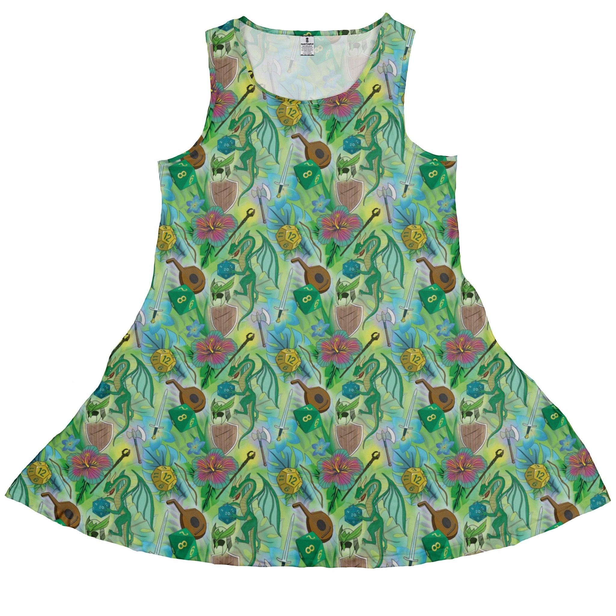 Green Dragon Encounter Dnd Dress | Geek Tropical