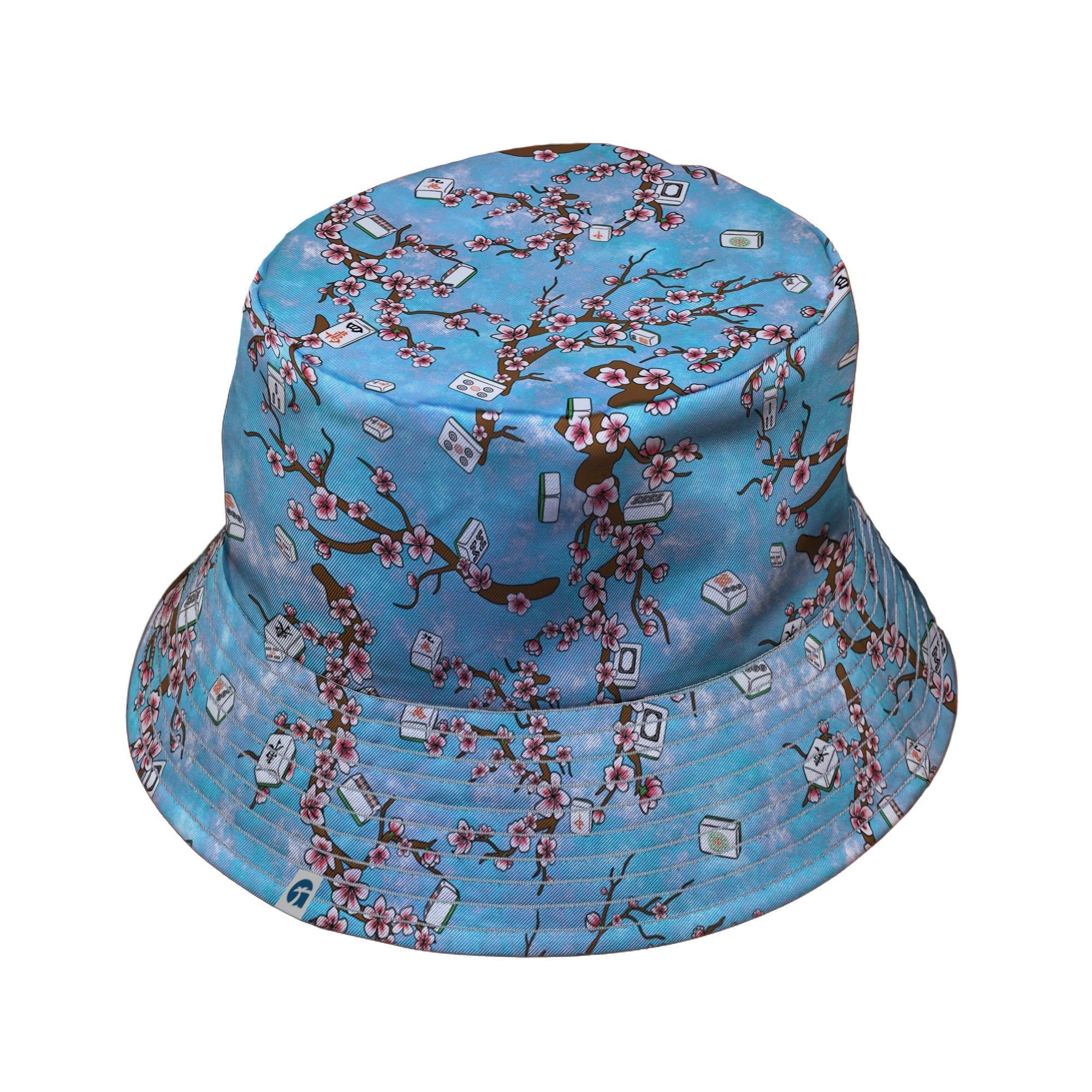 Mahjong Tiles Sunrise Anime Bucket Hat | Geek Tropical