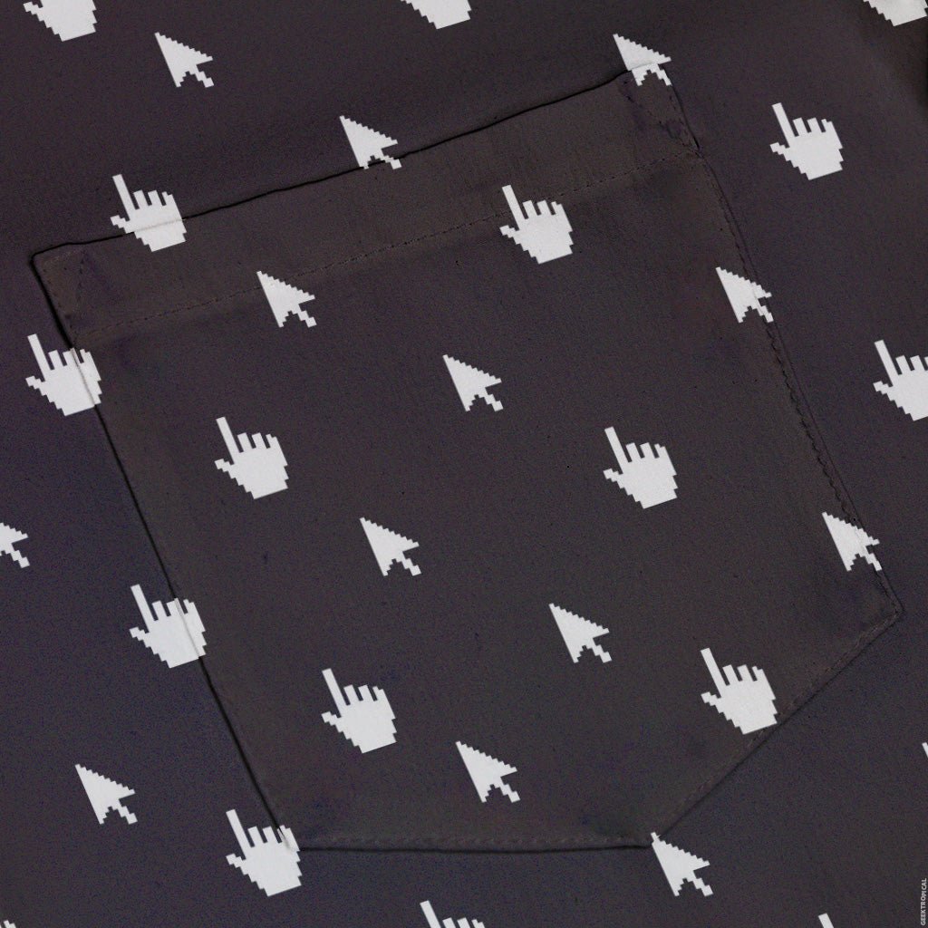 Mouse Pointers Cursor Button Up Shirt | Geek Tropical