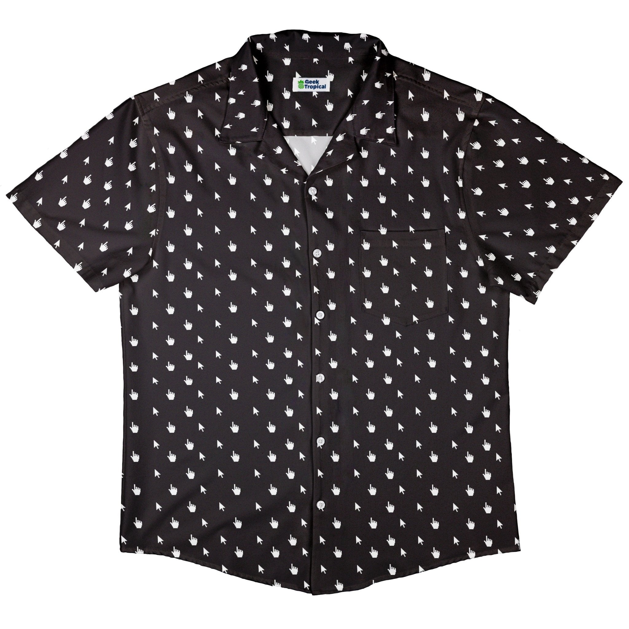 Mouse Pointers Cursor Button Up Shirt | Geek Tropical