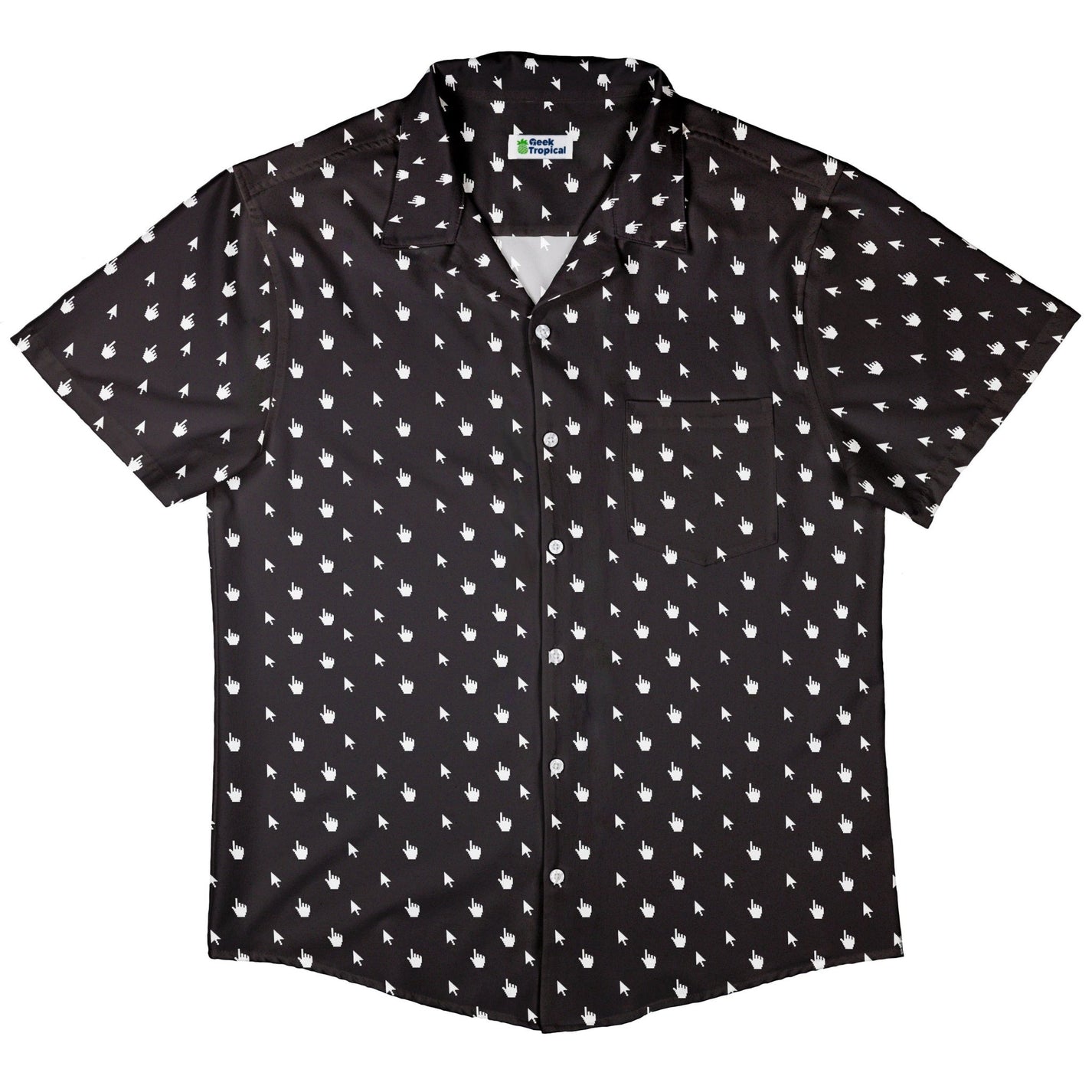 Mouse Pointers Cursor Button Up Shirt | Geek Tropical