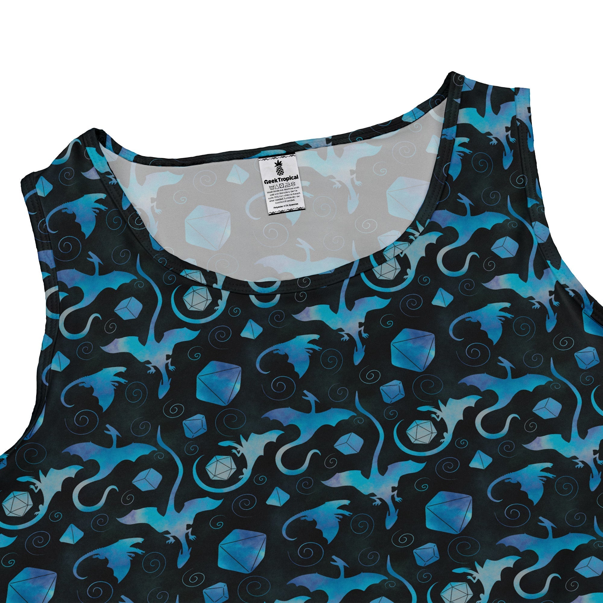 Dnd Mystic Blue Dragons Dress | Geek Tropical
