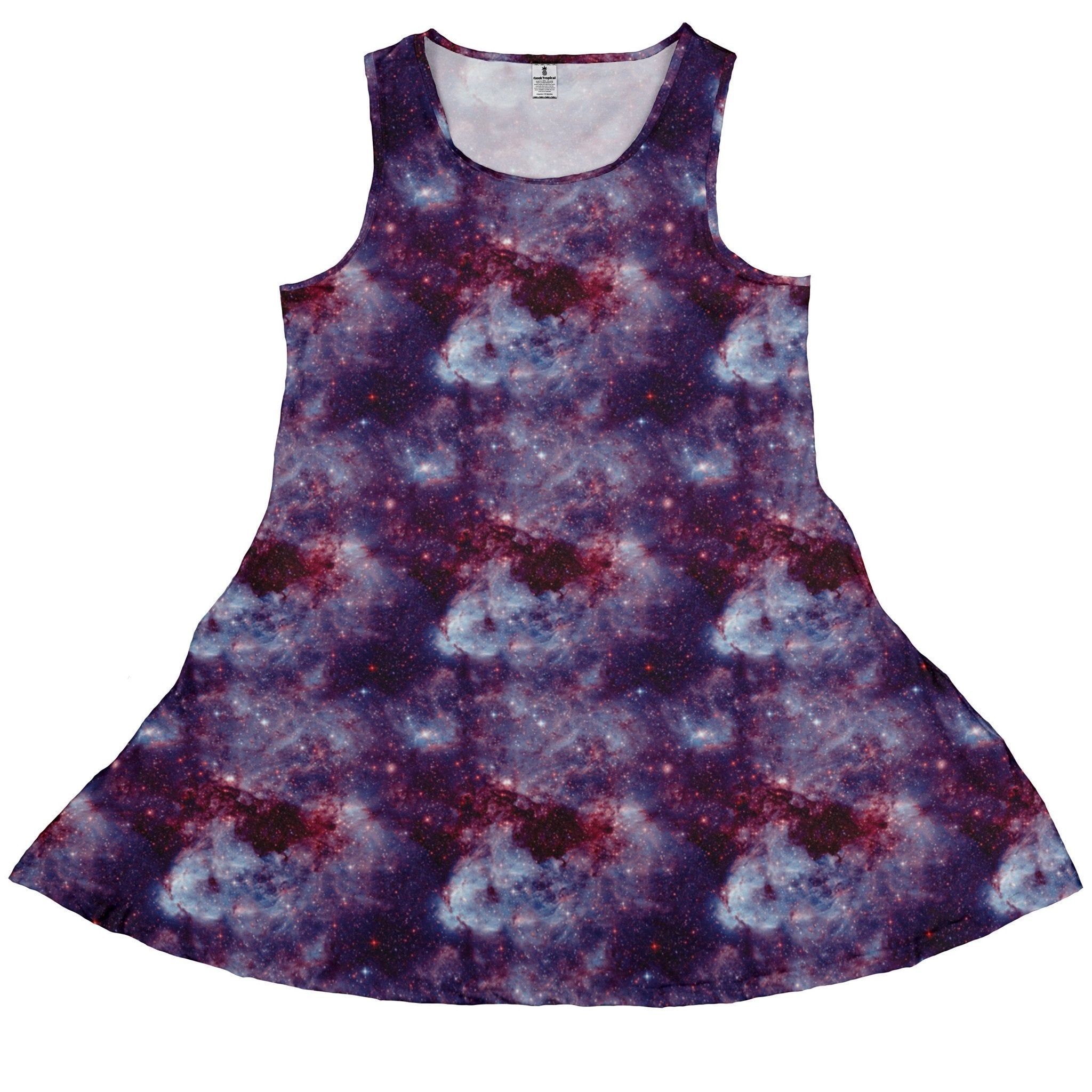 Purple Nebula Space Dress | Geek Tropical