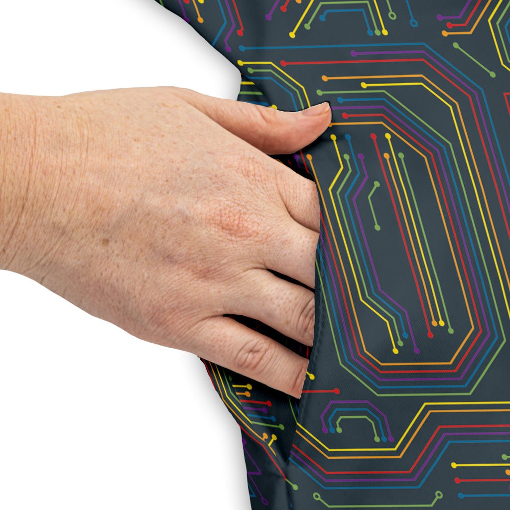 Rainbow Computer Circuit Board Dress | Geek Tropical