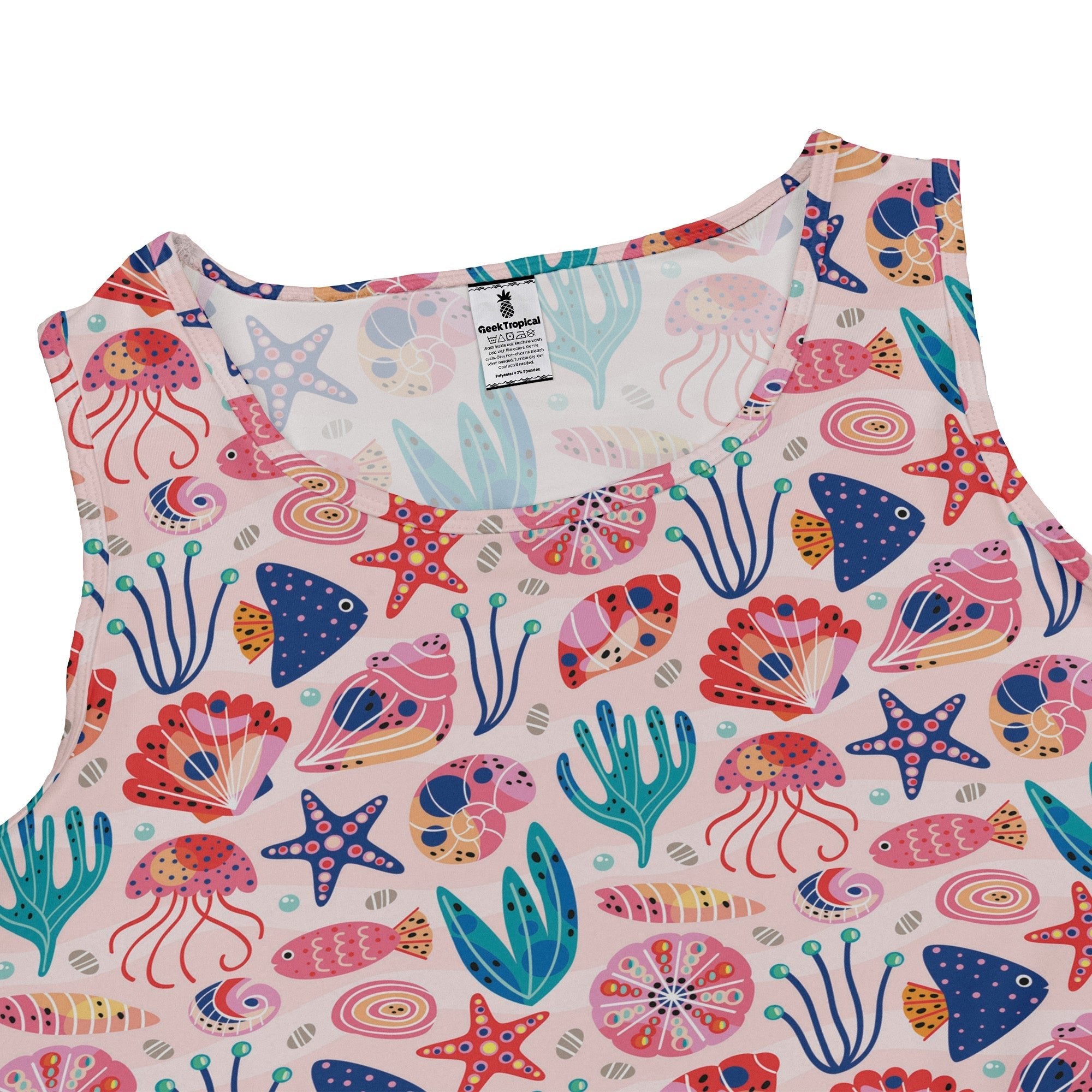 Science Cute Marine Biology Pink Dress | Geek Tropical