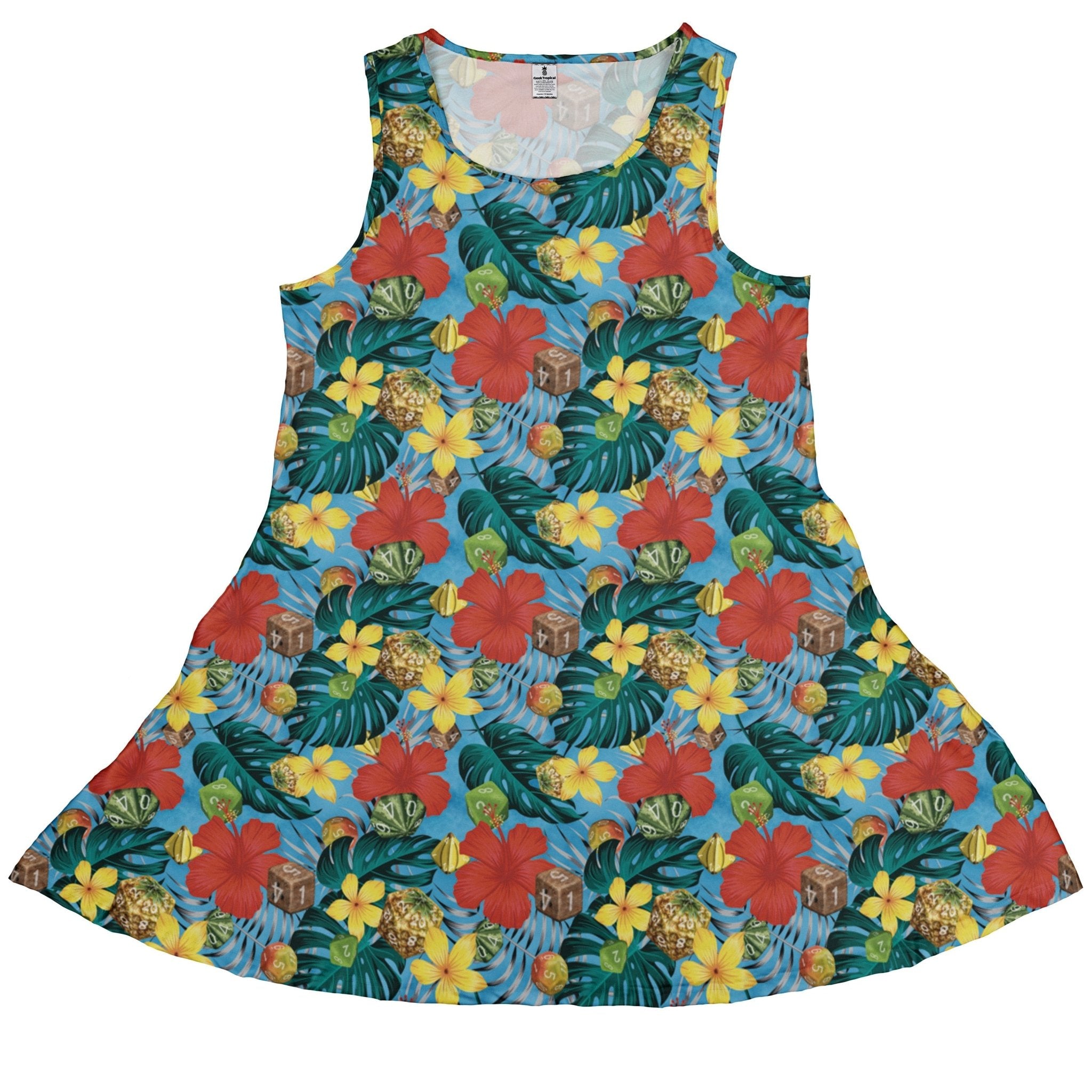 Tropical Fruit Dice Dnd Dress | Geek Tropical