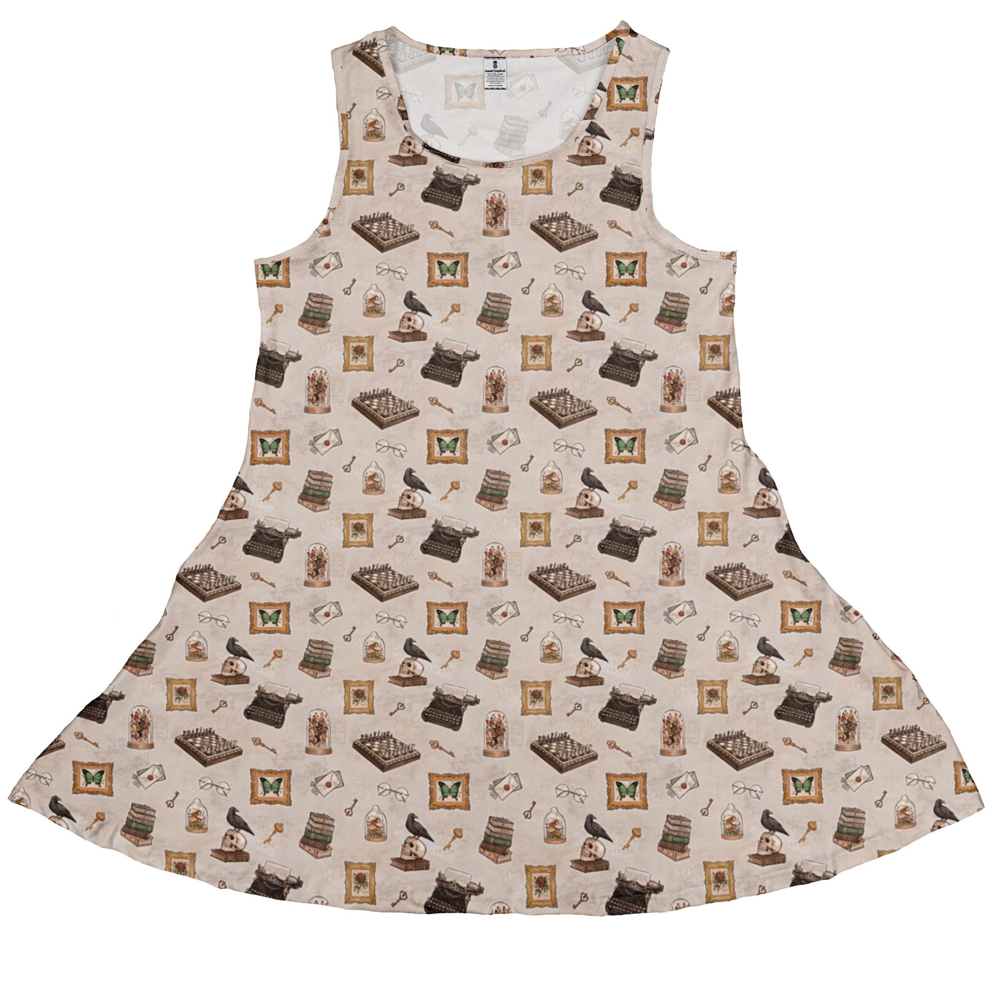 Vintage Gothic Library Dress | Geek Tropical