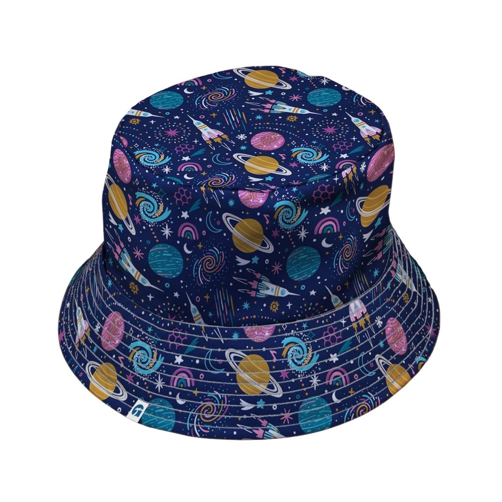 Cosmic Cute Outer Space Bucket Hat | Geek Tropical