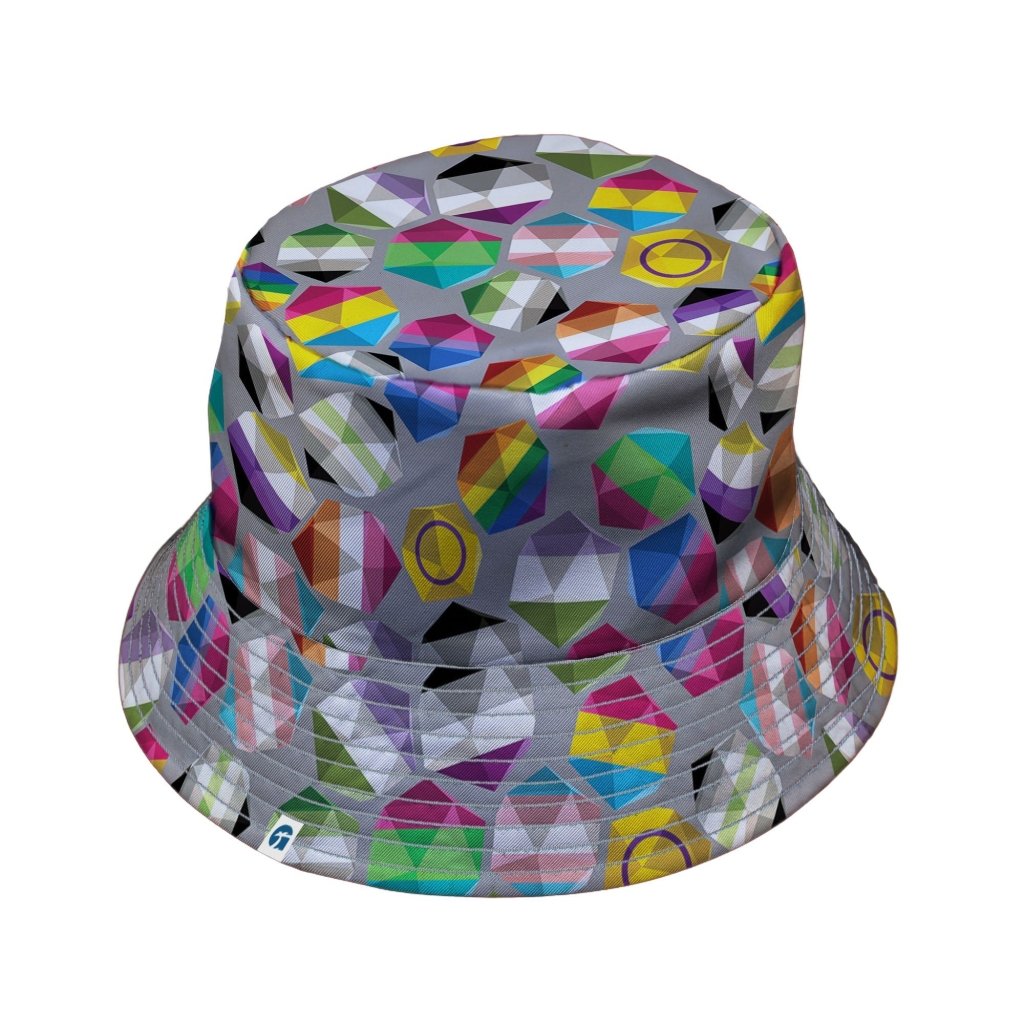Roll with Pride LGBTQ Dice Dnd Bucket Hat | Geek Tropical