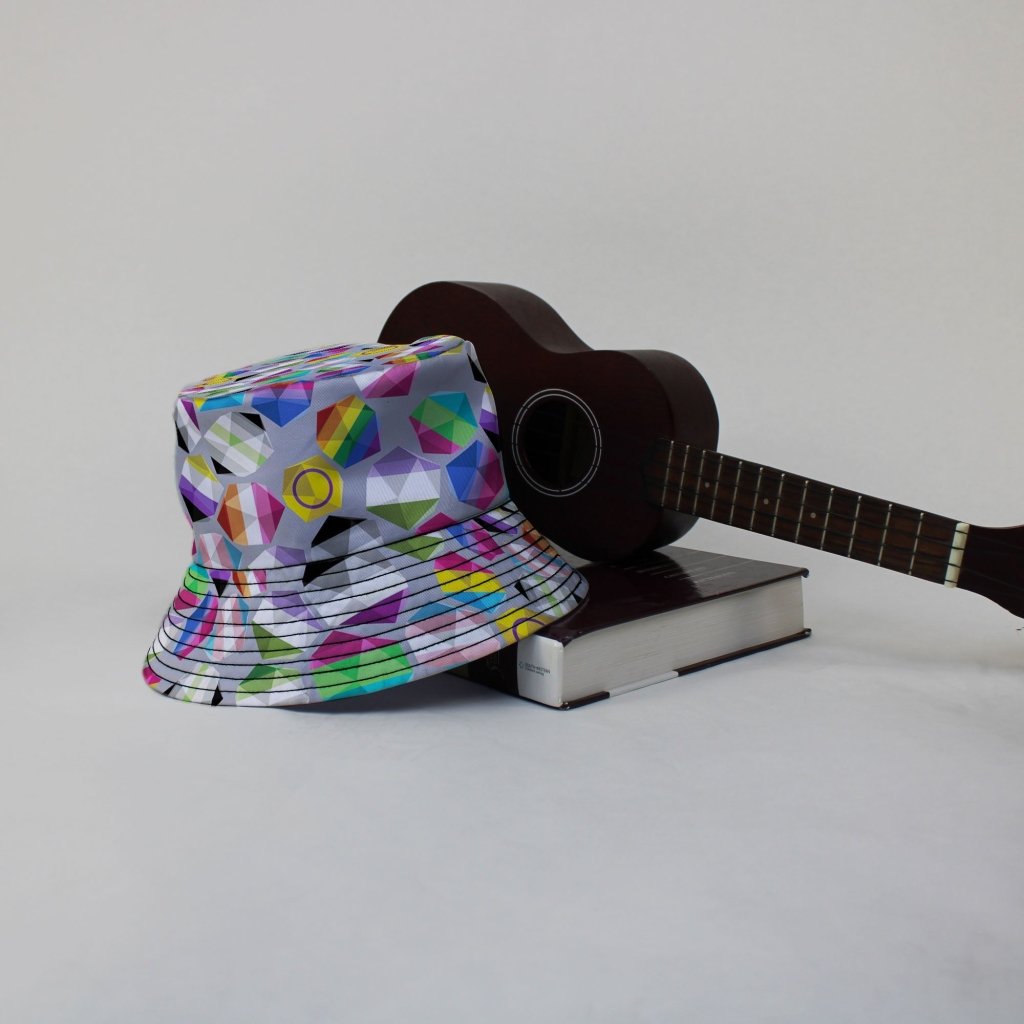 Roll with Pride LGBTQ Dice Dnd Bucket Hat | Geek Tropical