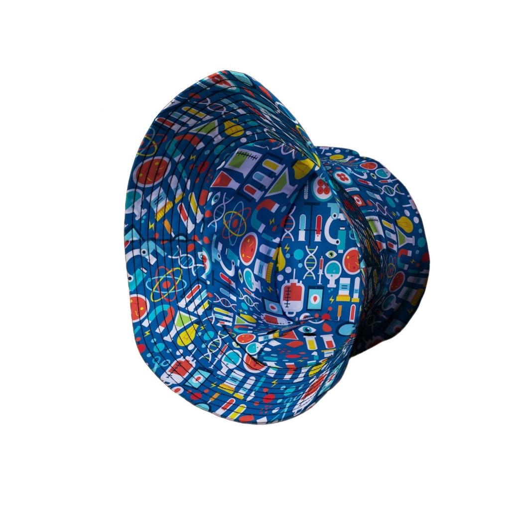 Science Lab Blue Science Bucket Hat | Geek Tropical